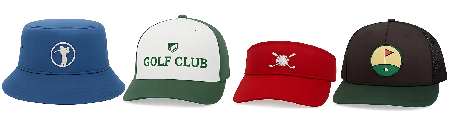 Custom Golf Hats with Logo from $9.6 | FastCustomJerseys